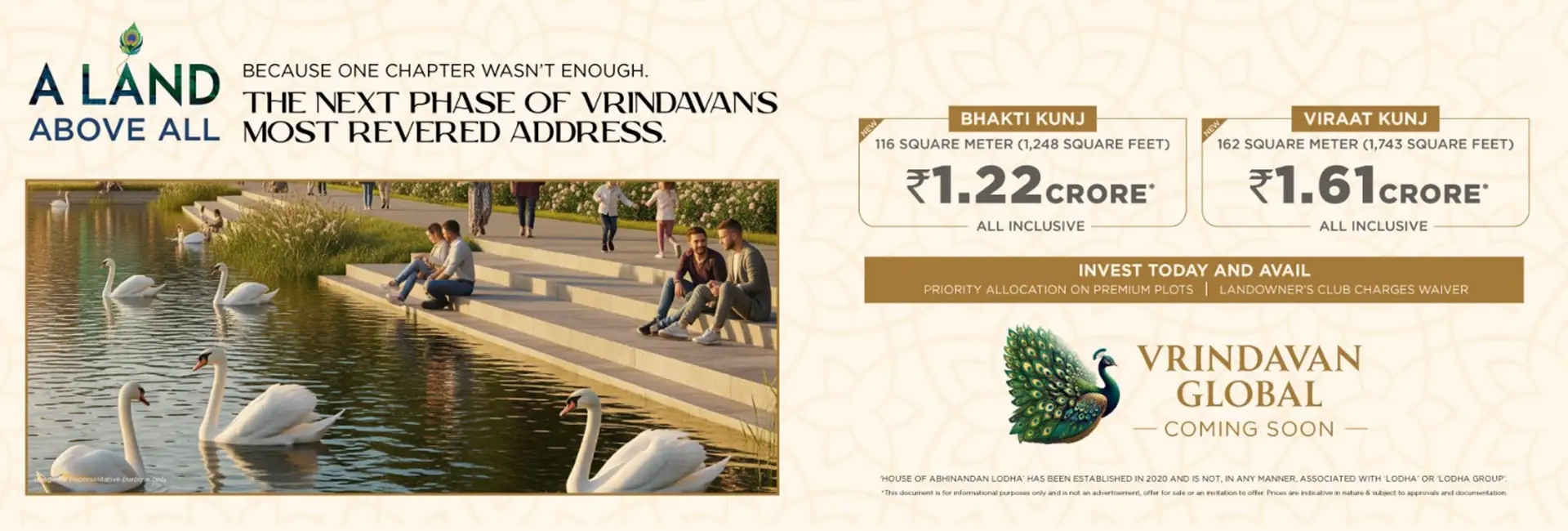 Vrindavan Global Premium Plots by House of Abhinandan Lodha